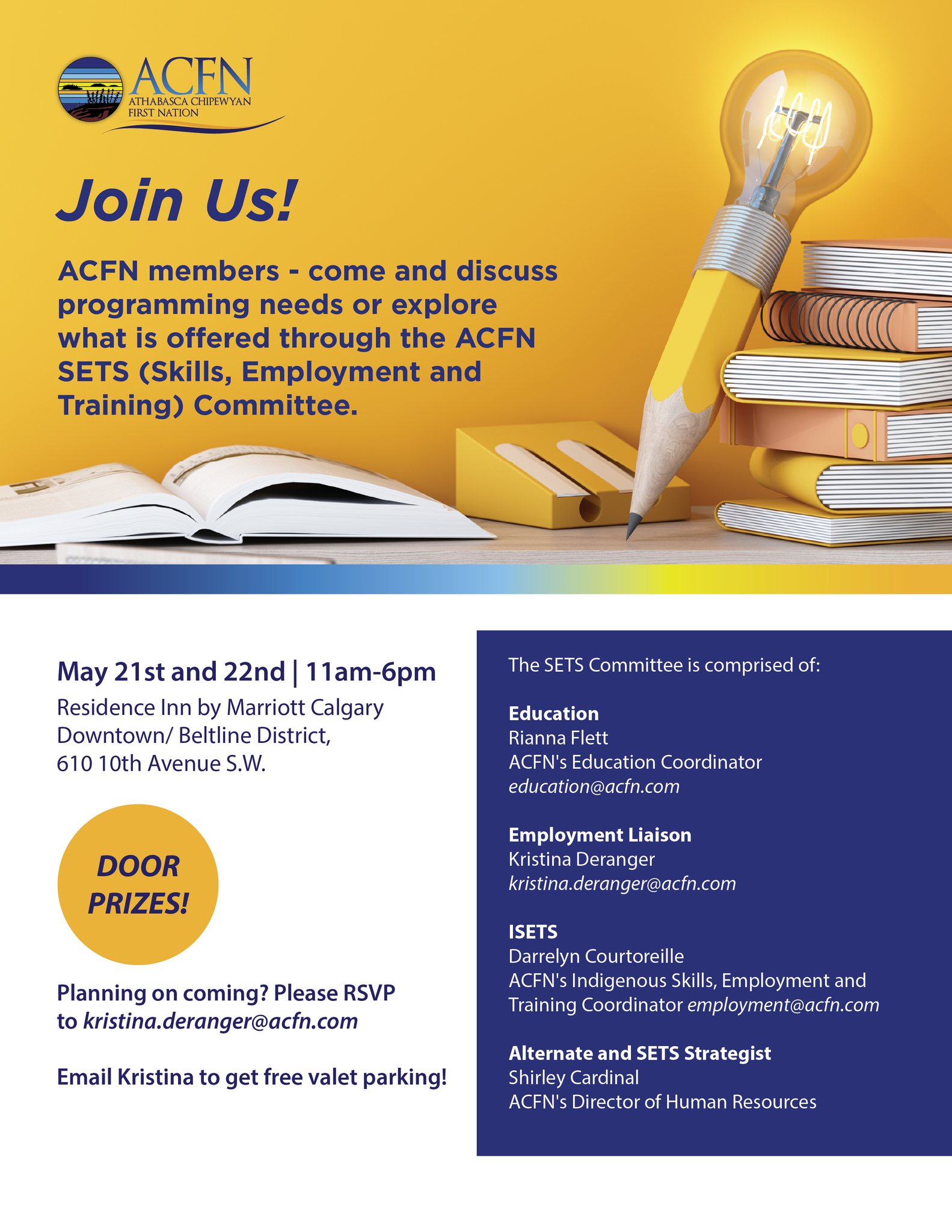 Meet and Greet with ACFN SETS (Skills, Employment and Training ...